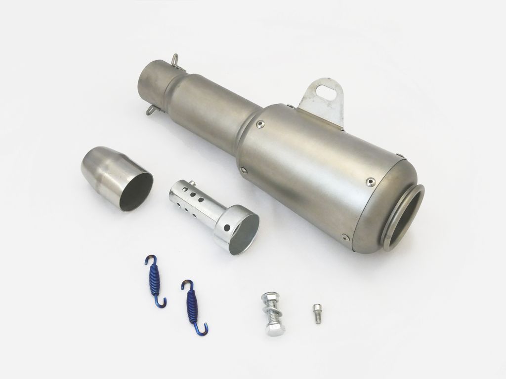 Stainless Steel Stub Can / Silencer | TEC Bike Parts USA