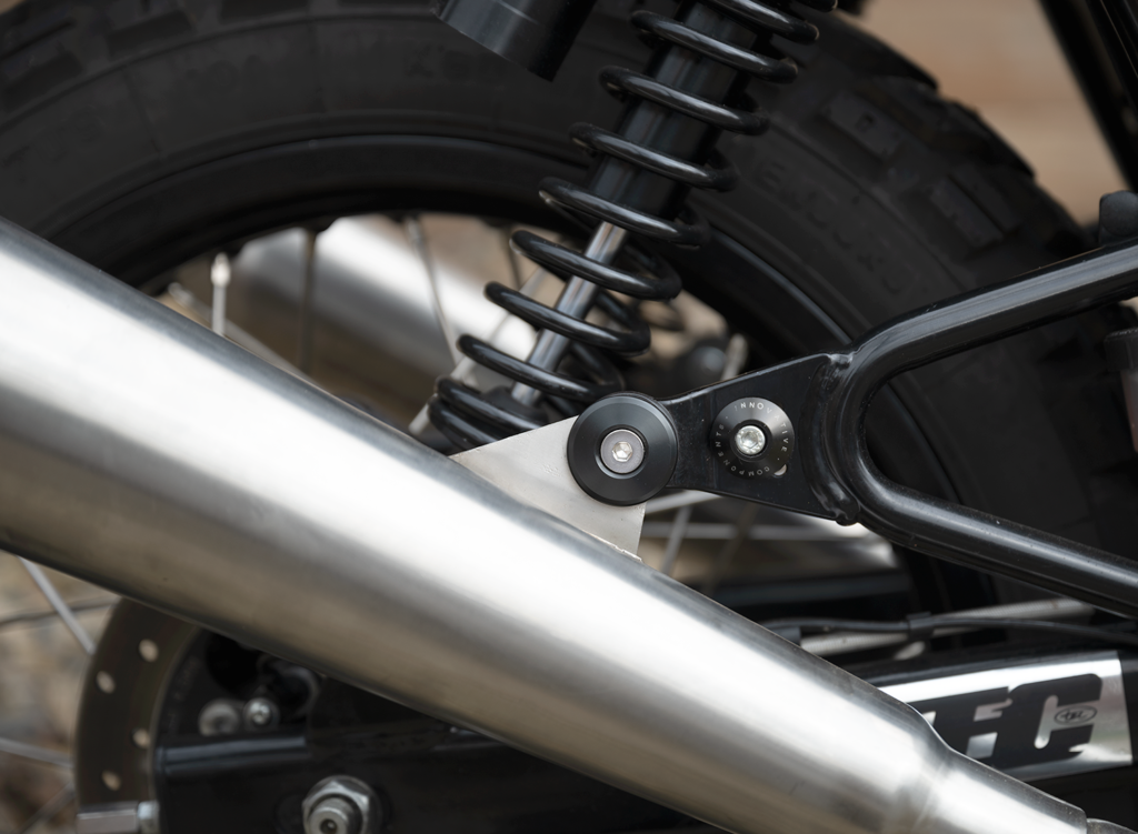 TEC Alloy Rear Foot Peg Covers / Shock Bolt Dress Up Kit | TEC Bike ...