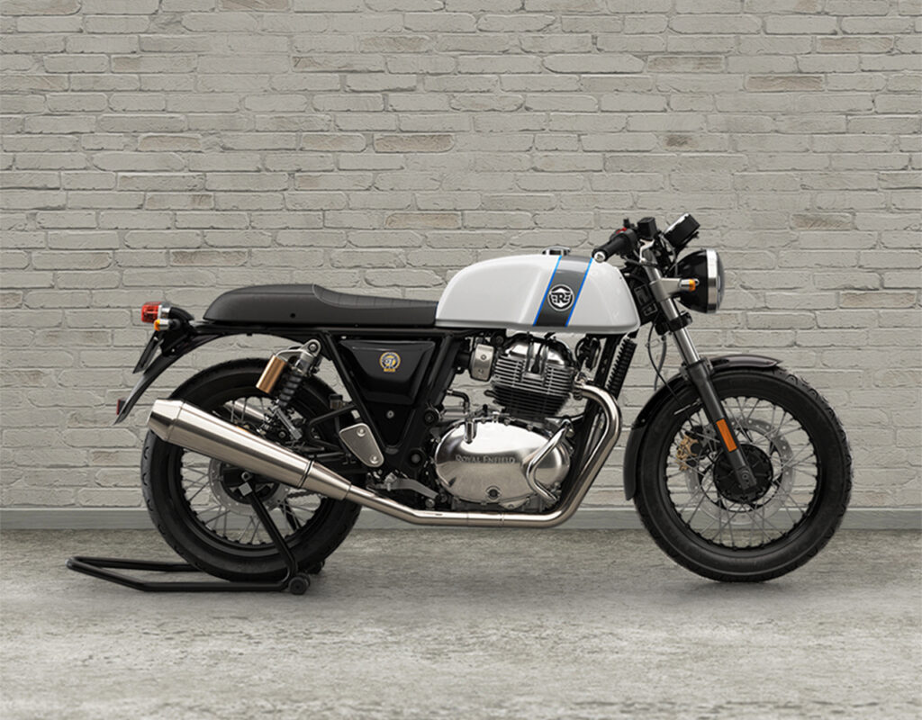 Official Royal Enfield Compact Engine Guards - Silver - Interceptor ...