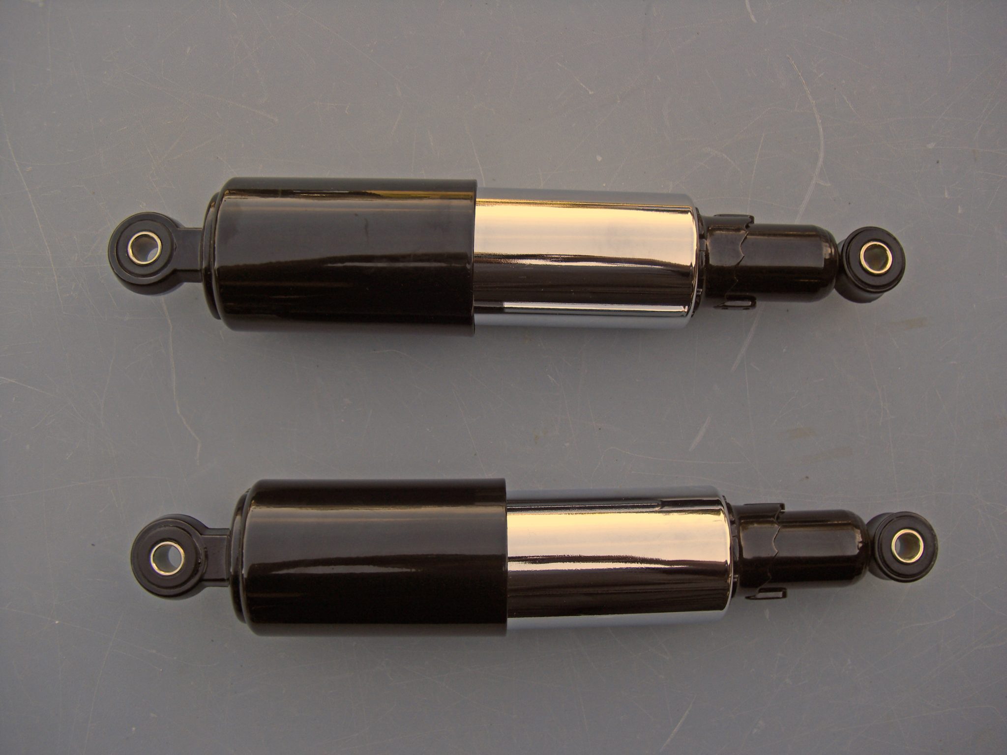 TEC Shrouded Black Shock Absorbers - LOWERING Shocks for Royal Enfield ...